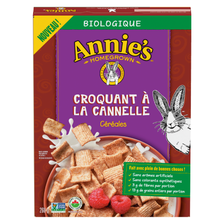 Céréales Croquants à la Canelle| Bio | Annie's Homegrown